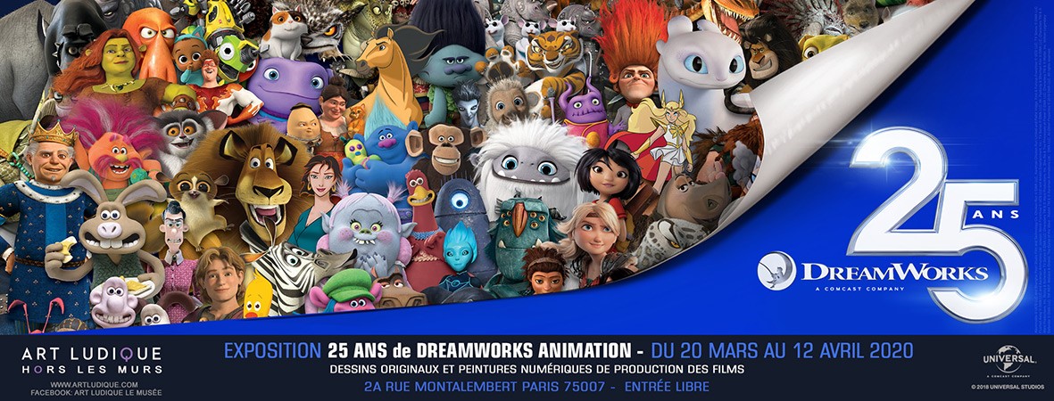 EXPOSITION 25 ANS DE DREAMWORKS ANIMATION | laboitecom.com